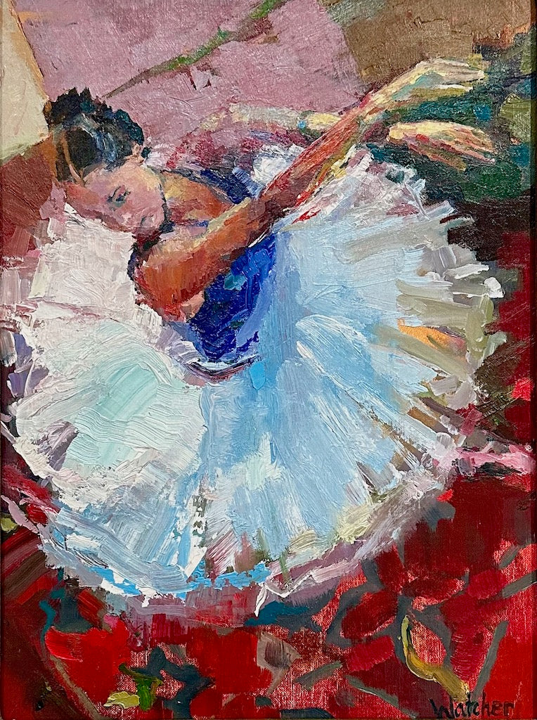 "ASCENDING" Original Oil on Canvas – Lucy Clark Gallery and Studio